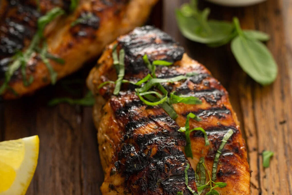 Perfectly Moist Reverse Seared Chicken Breasts - Eats by the Beach