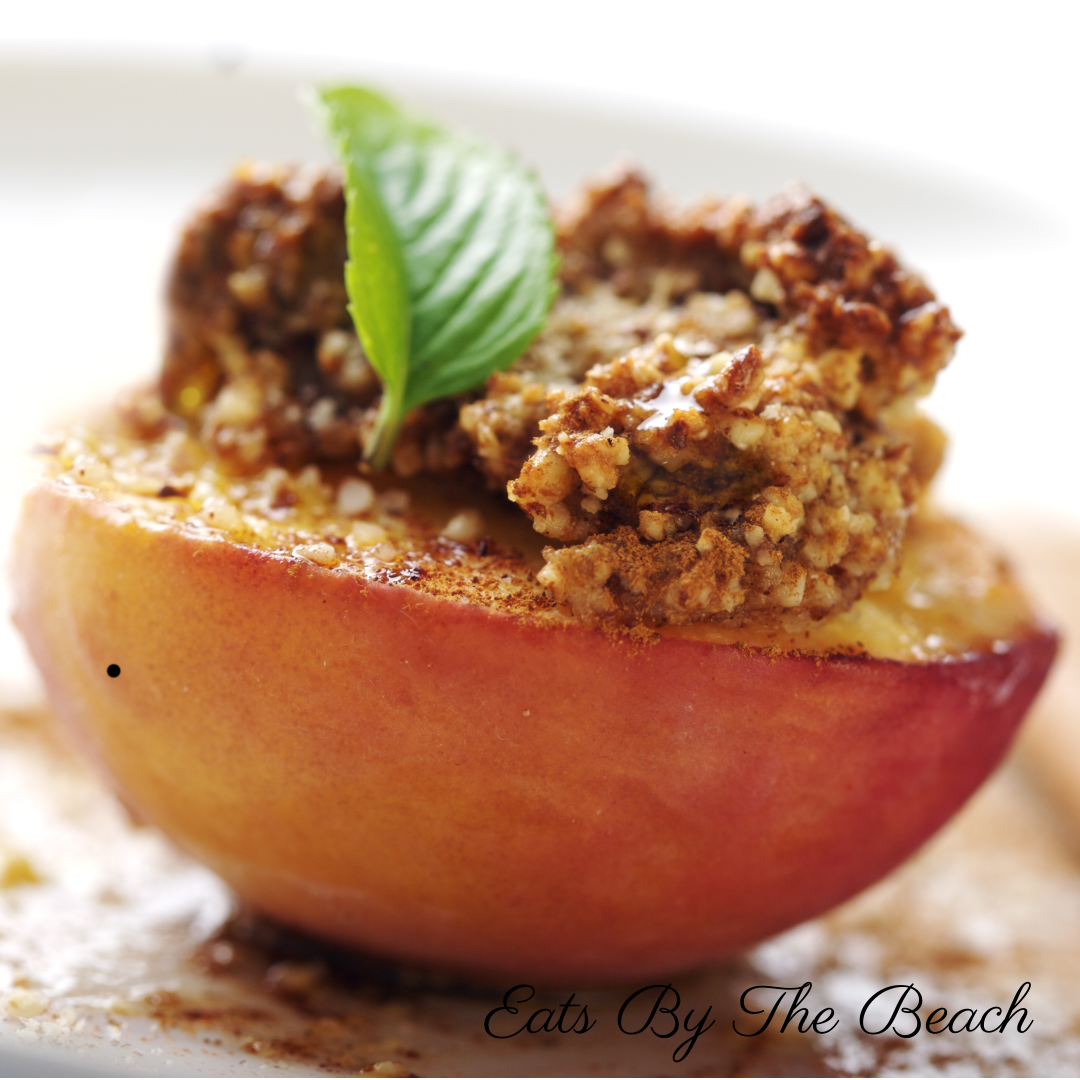 Italian Amaretti Peaches – Eats by the Beach