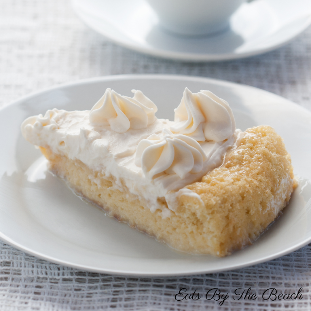 Tres Leche Cake - Eats by the Beach Easy Dessert Recipe Tres Leche Cake