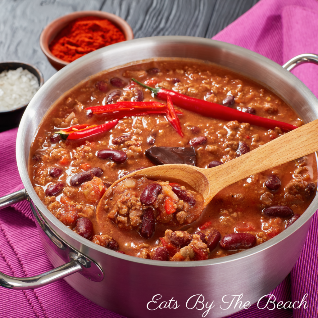 Homestyle Beef Chili – Eats by the Beach