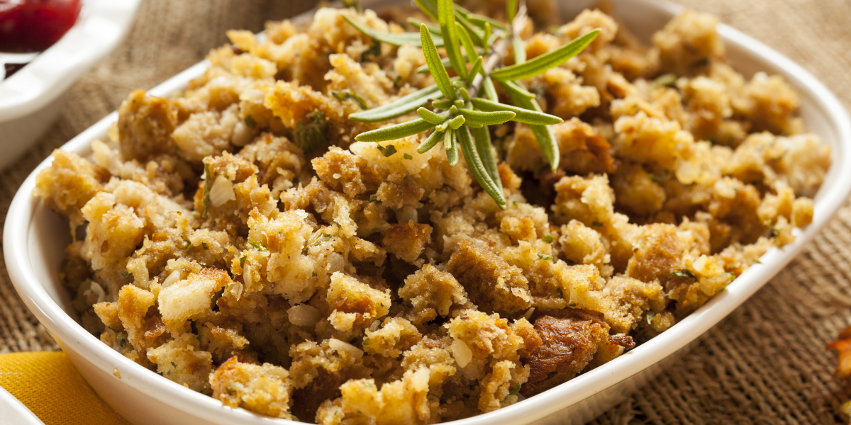 Yankee Herbed Bread Stuffing - a homemade stuffing recipe