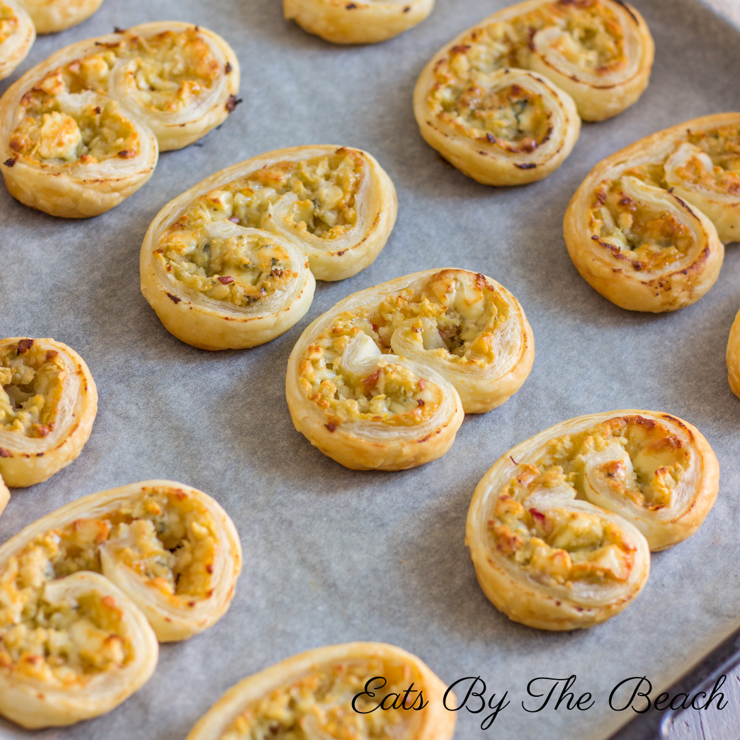 Savory Roasted Garlic And Parmesan Palmiers – Eats by the Beach