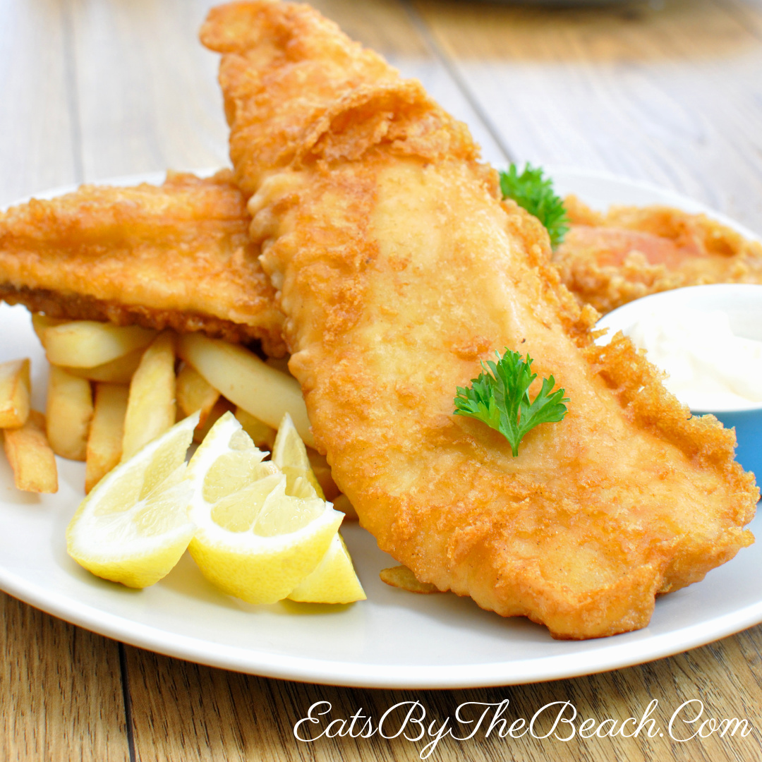 Crunchy Batter Fried Cod-batter-fried fish recipe - Eats by the Beach