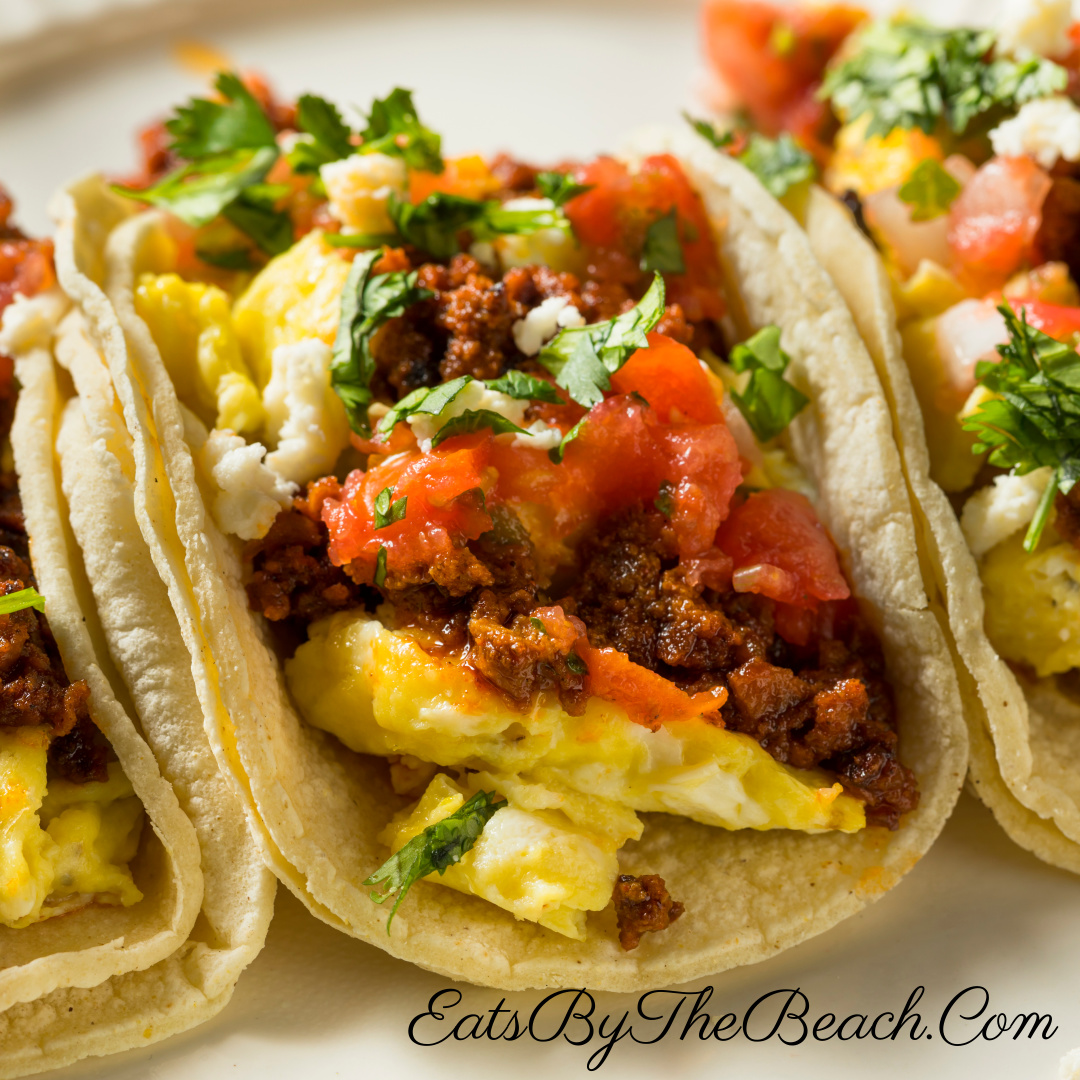 Mexican Chorizo Egg Tacos – Eats by the Beach