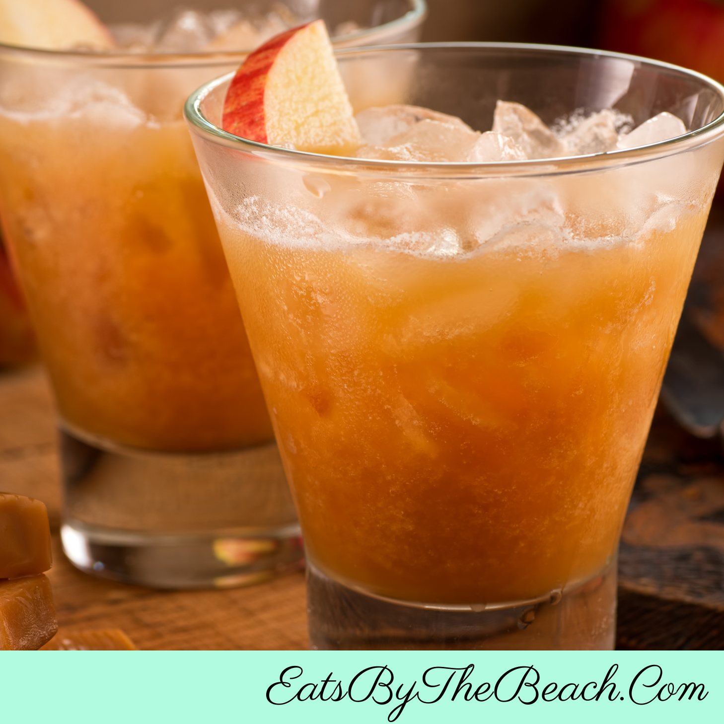 Caramel Apple Cider Cocktail - Eats by the Beach