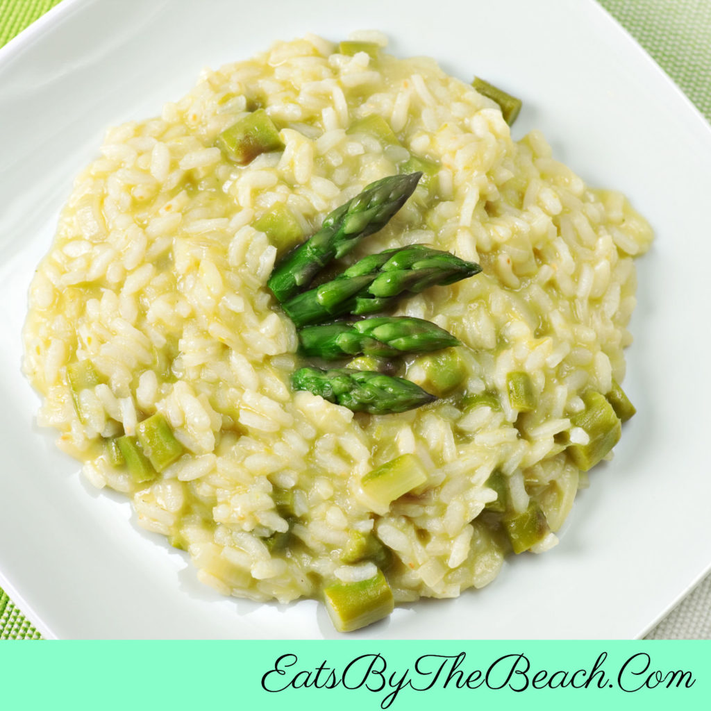 Oven Asparagus Risotto - Eats by the Beach