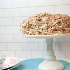 Burnt Almond Torte - Eats by the Beach