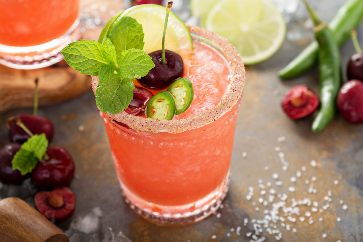 Cherry Chili Lime Margaritas - Eats by the Beach